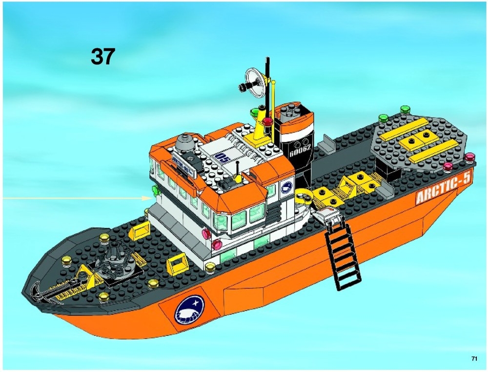 View LEGO® instruction 60062 Arctic Icebreaker - LEGO instructions and ...