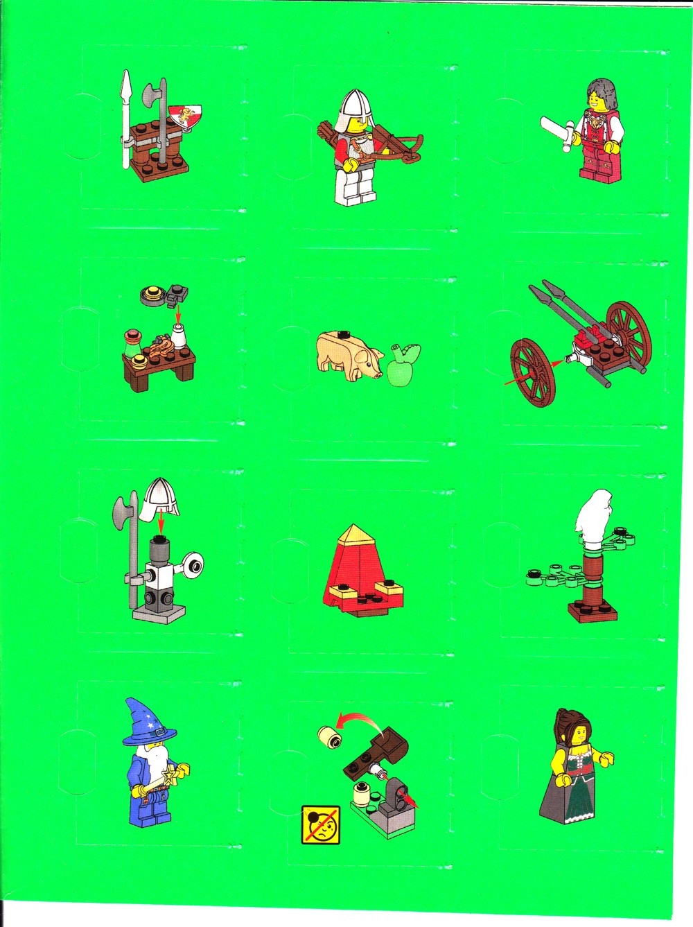 View LEGO® instruction 7952 Kingdoms Advent Calendar - LEGO ...