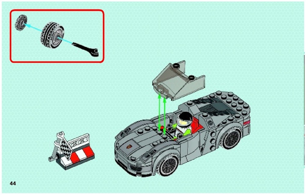 View LEGO® instruction 75910 Porsche 918 Spyder - LEGO instructions and ...