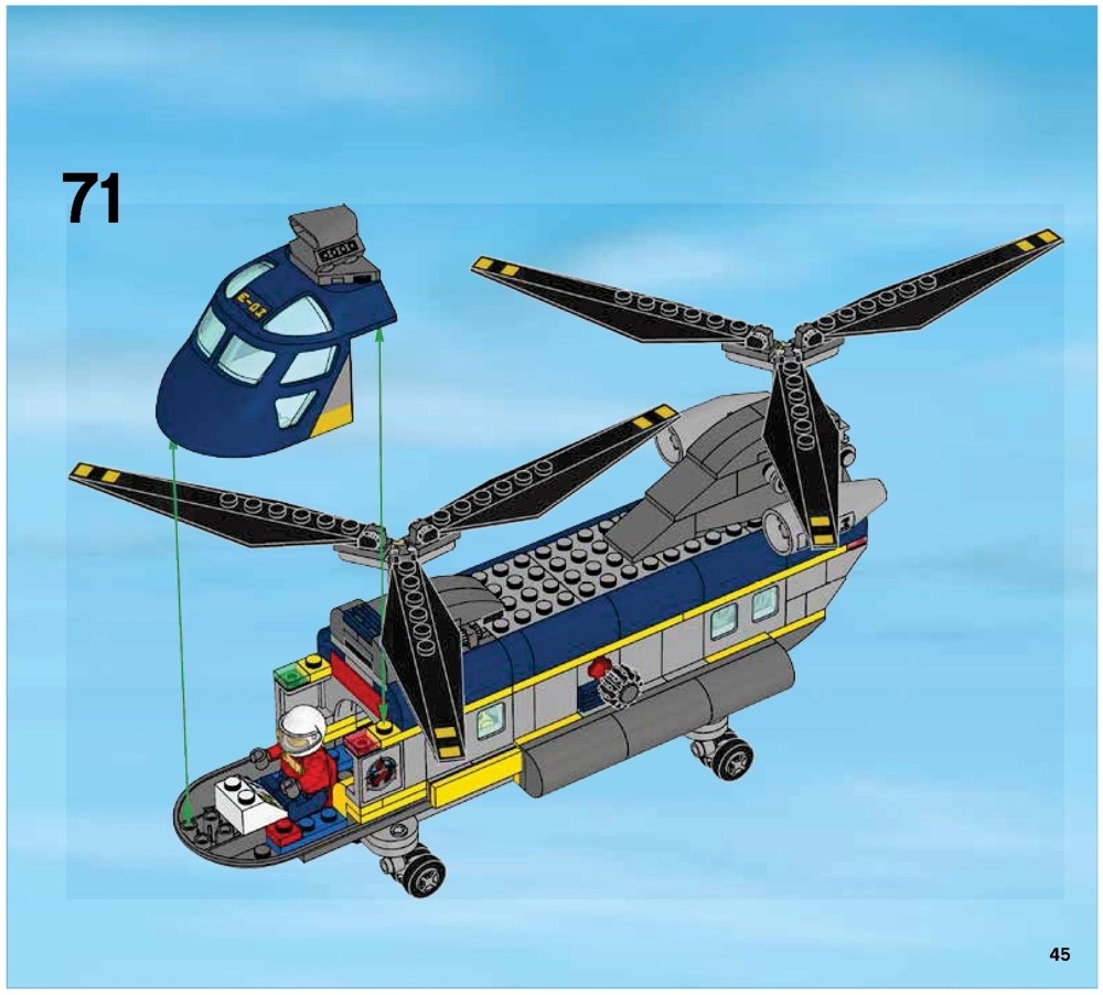 View LEGO® instruction 60093 Deep Sea Helicopter - LEGO instructions ...