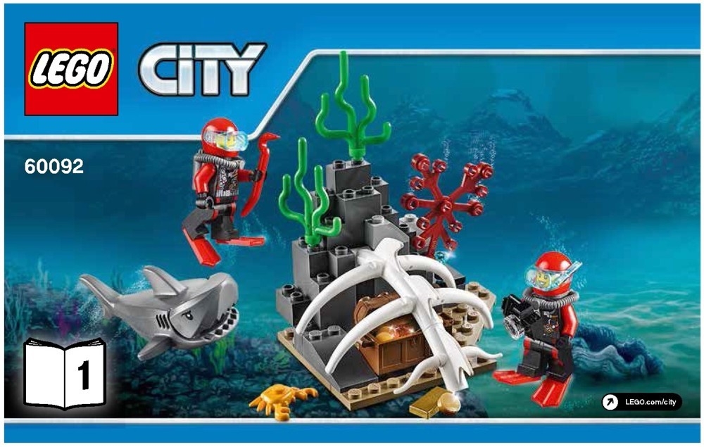 View LEGO® instruction 60092 Deep Sea Submarine - LEGO instructions and ...