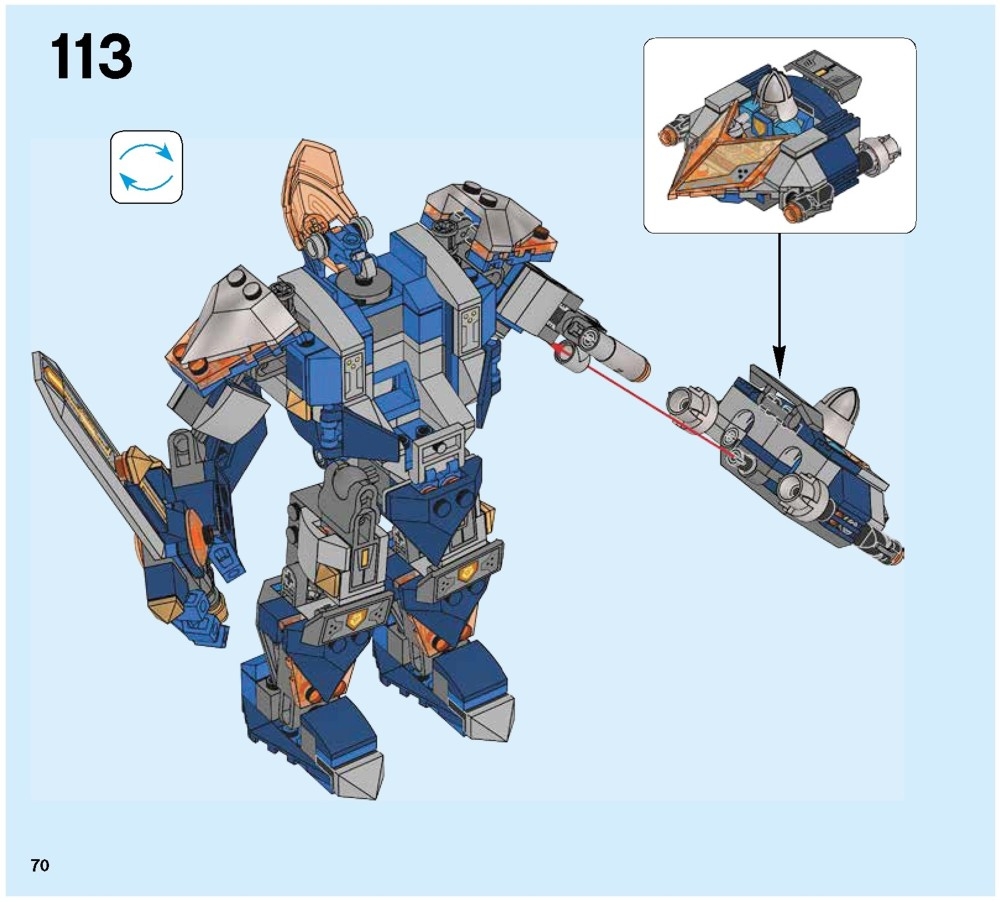 LEGO® Anleitung anzeigen 70327 The King's Mech - LEGO Bauanleitungen ...