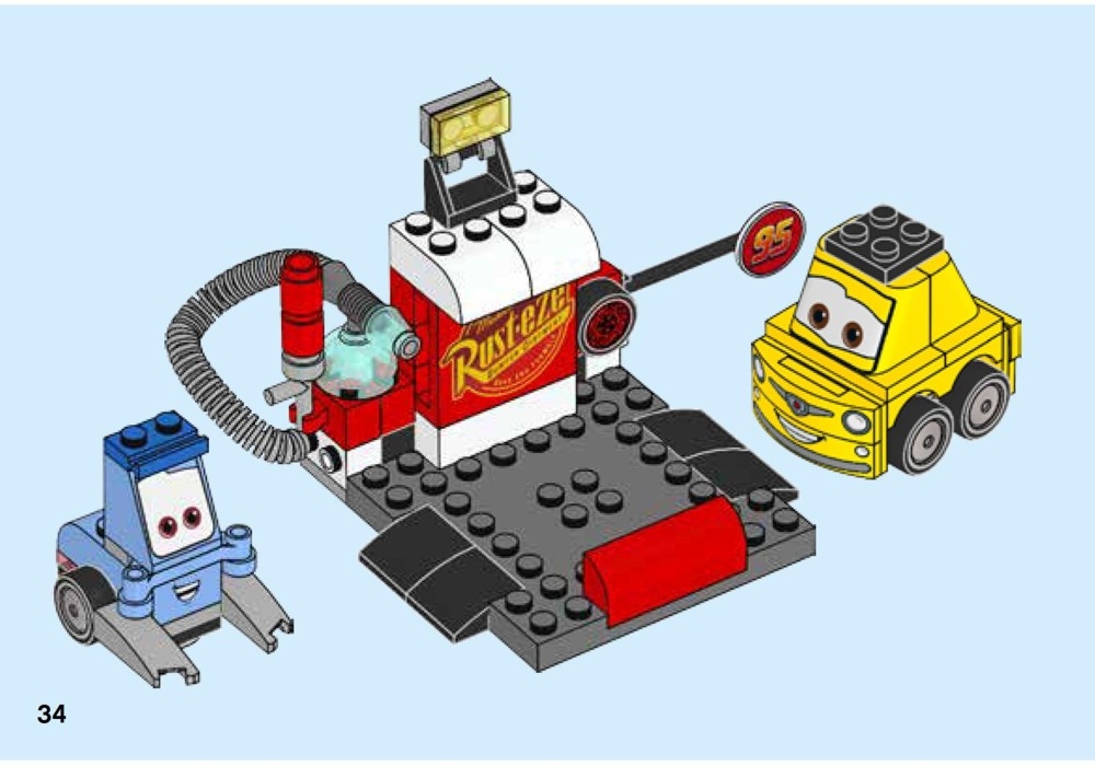 LEGO® Anleitung anzeigen 10732 Guido and Luigis Pit Stop - LEGO ...