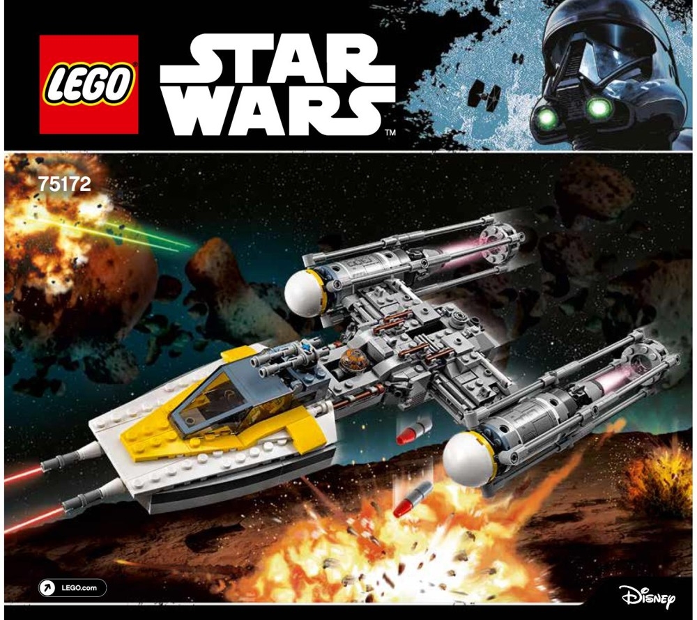 View LEGO® instruction 75172 Y-wing Starfighter - LEGO instructions and ...