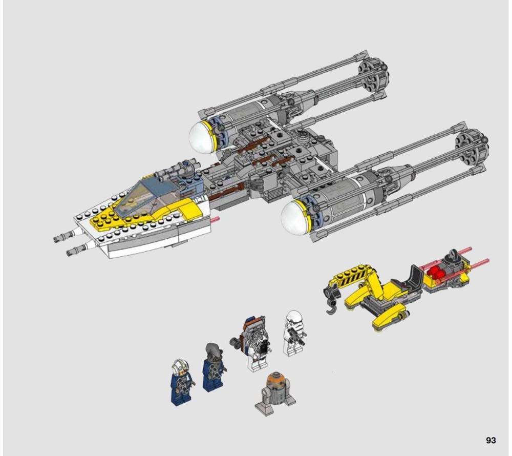 View LEGO® instruction 75172 Y-wing Starfighter - LEGO instructions and ...