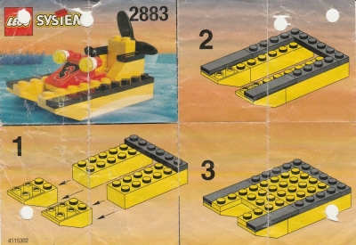 View LEGO® instruction 2883 Boat - LEGO instructions and catalogs library