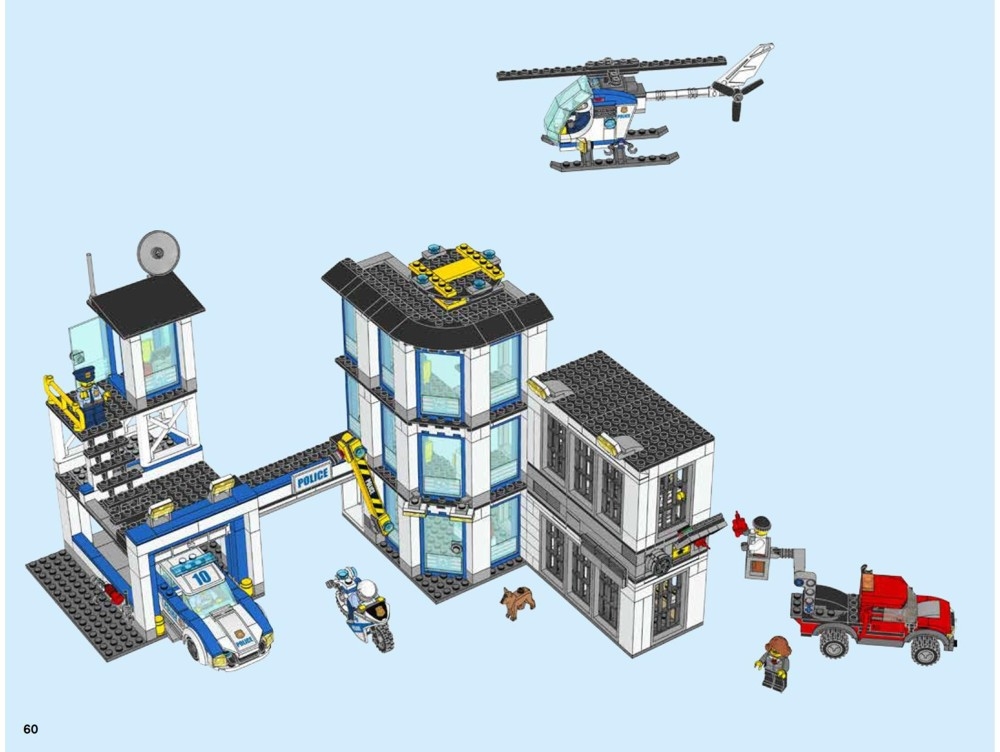 LEGO® Anleitung anzeigen 60141 Police Station - LEGO Bauanleitungen und Kataloge Bibliothek