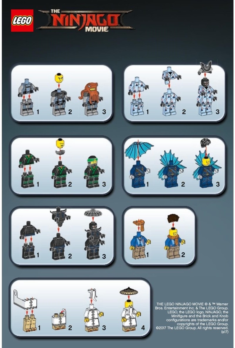 LEGO® Anleitung anzeigen 71019 LEGO Minifigures - The LEGO NINJAGO Movie Series - LEGO ...