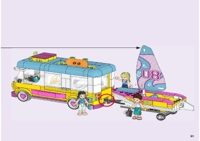 41681 Forest Camper Van and Sailboat - LEGO instructions and catalogs ...