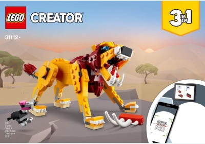 31112 Wild Lion - LEGO instructions and catalogs library