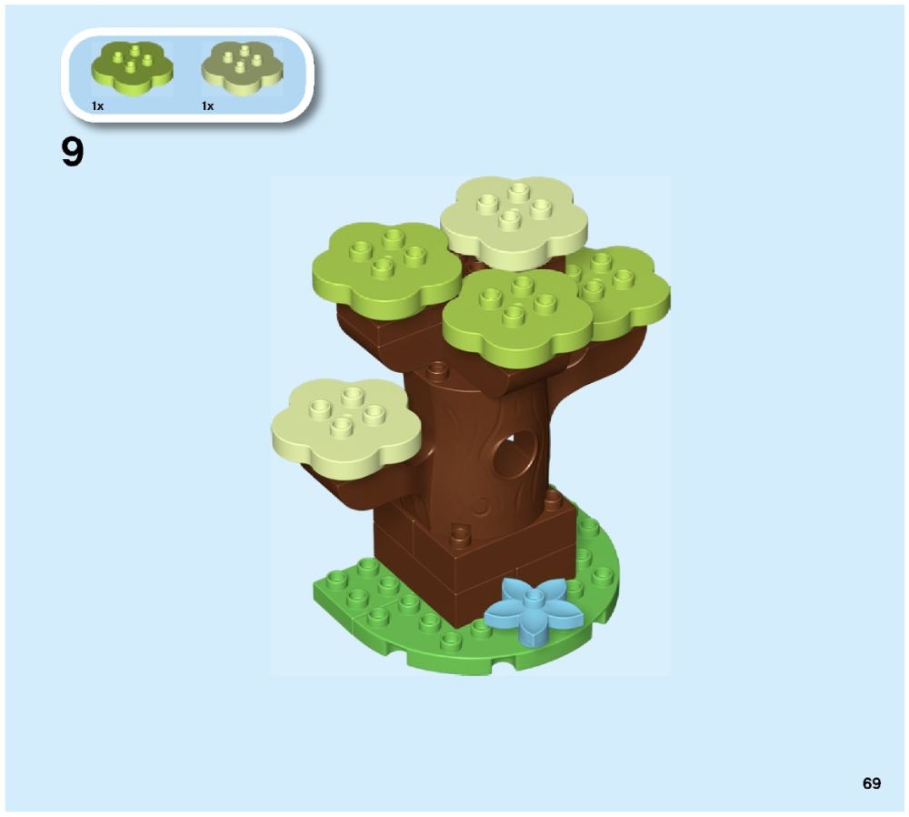 Ver instrucción de LEGO® 10975 Wild Animals of the World - Instrucciones Instrucciones LEGO y ...