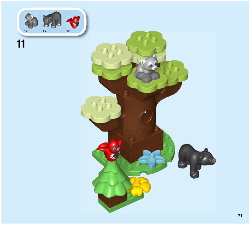 Visualizza istruzioni LEGO® 10975 Wild Animals of the World - Istruzioni LEGO e cataloghi biblioteca