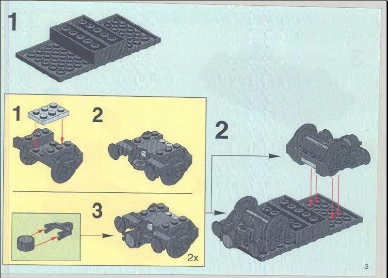 View LEGO® instruction 3742 Tender Basis - LEGO instructions and ...