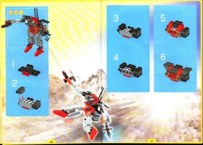 LEGO Anleitung anzeigen 4097 Mini Robots - Bauanleitungen & Katalog