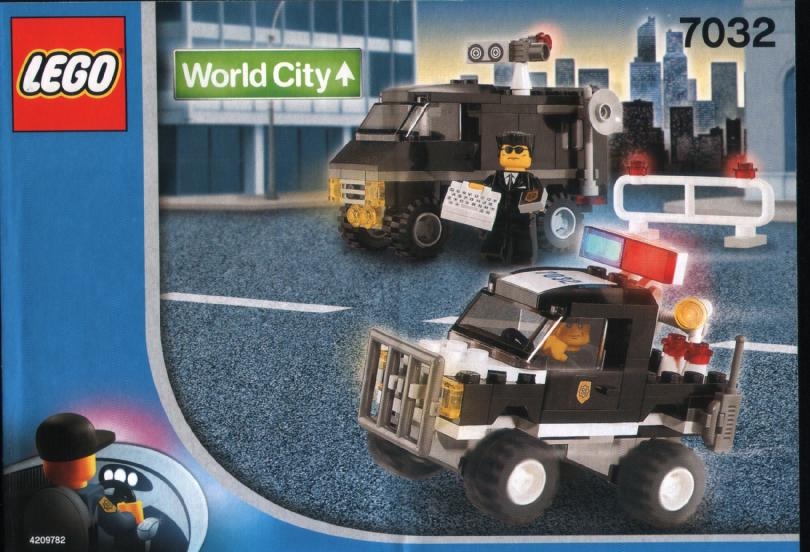 LEGO® Anleitung anzeigen 7032 Highway Partol and Undercover Van - LEGO ...