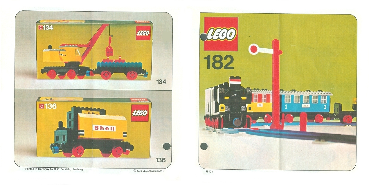 Bekijk LEGO® instructie 182 4.5V Train Set with Signal - LEGO ...