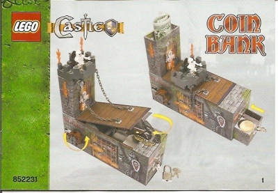 852231 Castle Coin Bank - LEGO instructions and catalogs library