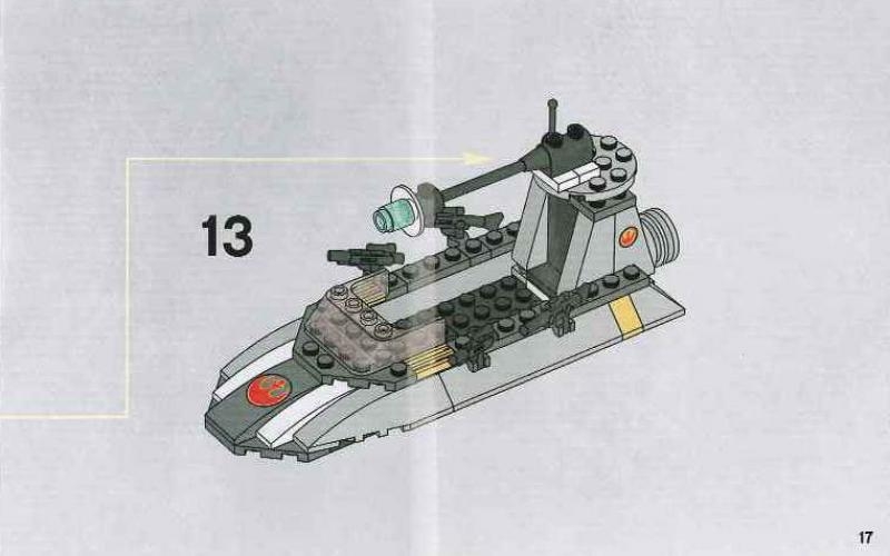 View LEGO® instruction 7668 Rebel Scout Speeder - LEGO instructions and ...