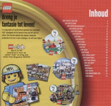 Voir l'instruction LEGO® 2009 LEGO Catalog 2 NL - Instructions et ...