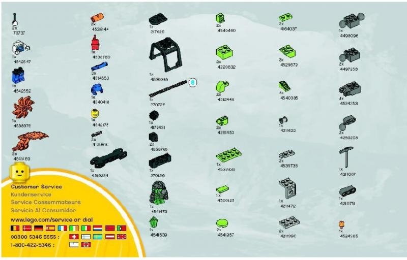 View LEGO® instruction 8957 Mine Mech - LEGO instructions and catalogs ...