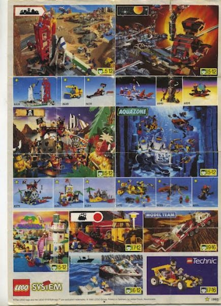 Voir l'instruction LEGO® 1995 LEGO Minicatalog 8 - Instructions et ...