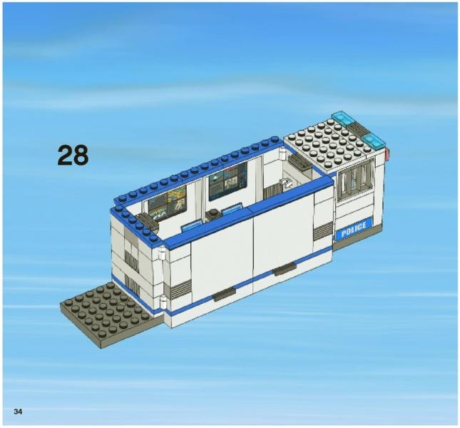 View LEGO® instruction 7288 Mobile Police Unit - LEGO instructions and ...