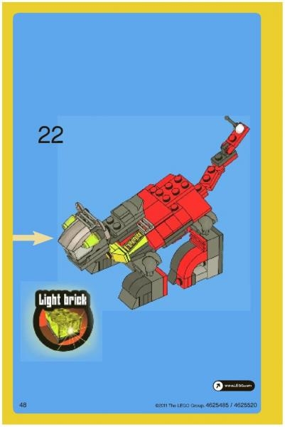 Voir l'instruction LEGO® 5764 Rescue Robot - Instructions et catalogues ...