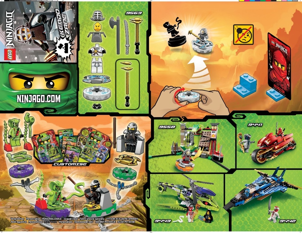 LEGO® Anleitung anzeigen 9563 Kendo Zane - LEGO Bauanleitungen und ...