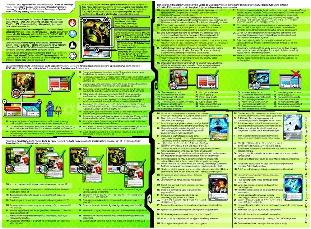 View LEGO® instruction 9553 Jay ZX - LEGO instructions and catalogs library