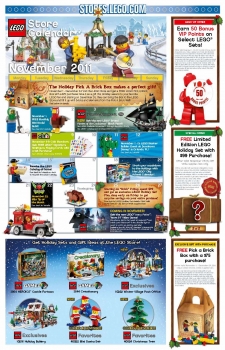 2011 LEGO store calendar 4 EN - Instrucciones Instrucciones LEGO y ...
