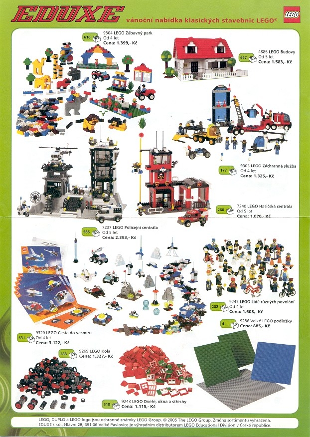 View LEGO® instruction 2005 LEGO Catalog 6 CZ - LEGO instructions and ...