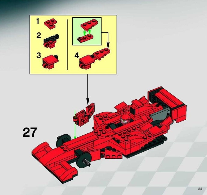 View LEGO® instruction 8142 Ferrari F1 1:24 - LEGO instructions and ...