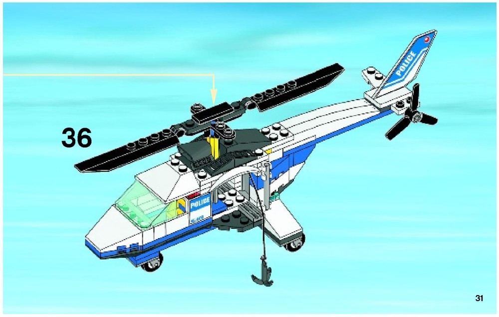 View LEGO® instruction 4473 Police Helicopter - LEGO instructions and ...