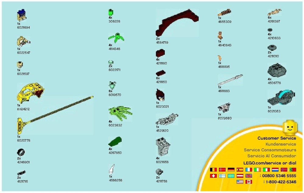 View LEGO® instruction 70104 Jungle Gates - LEGO instructions and ...