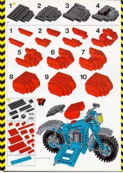 Ver instrucción de LEGO® 857 Motorcycle - Instrucciones Instrucciones ...